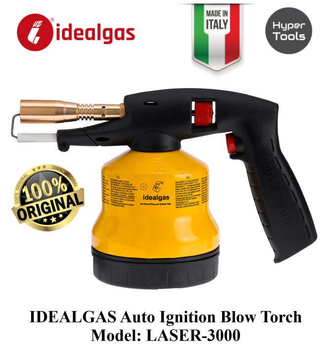 IDEALGAS (Italy) Auto Ignition Blow Torch (Model: LASER-3000) *Not ...
