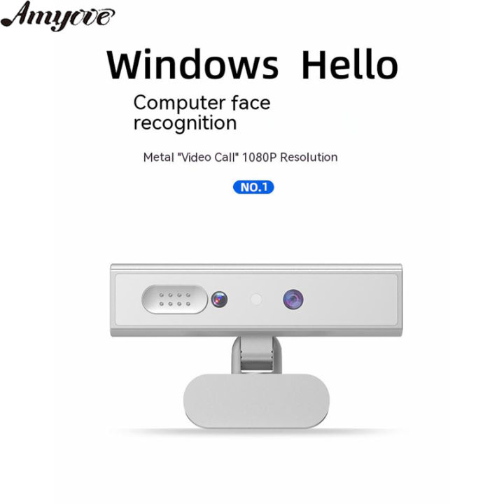 Face Recognition Webcam Windows Hello Unlock 1080p Video Call Camera ...