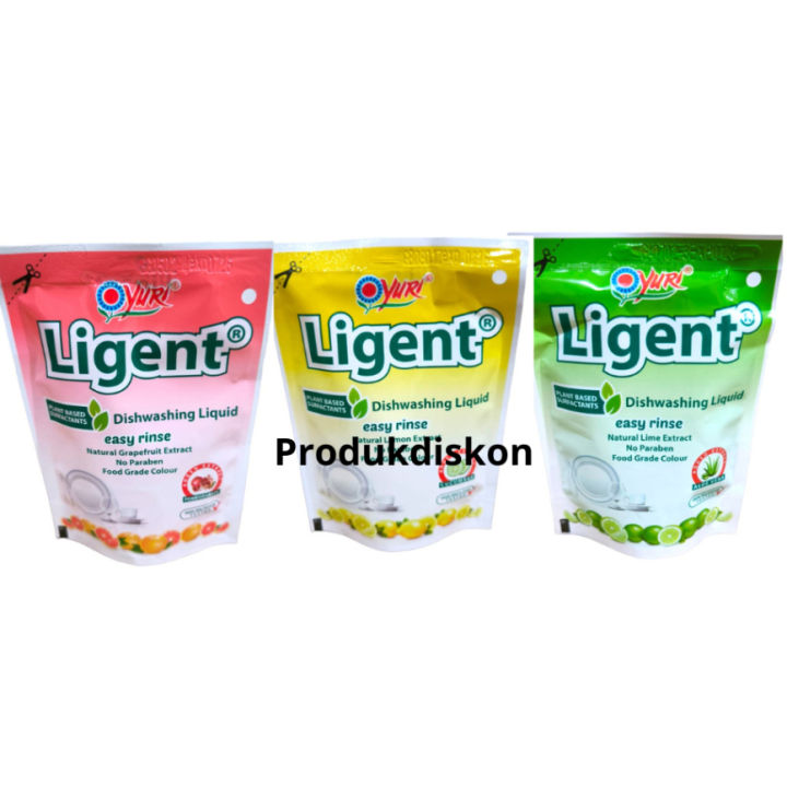 YURI Ligent Sabun Cuci Piring Anti Bacterial 80ml | Lazada Indonesia