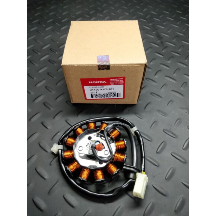 Spool Spul Spol Stator Komplit Comp Beat Scoopy Karbu Original Honda 31120-KVY-961 | Lazada ...