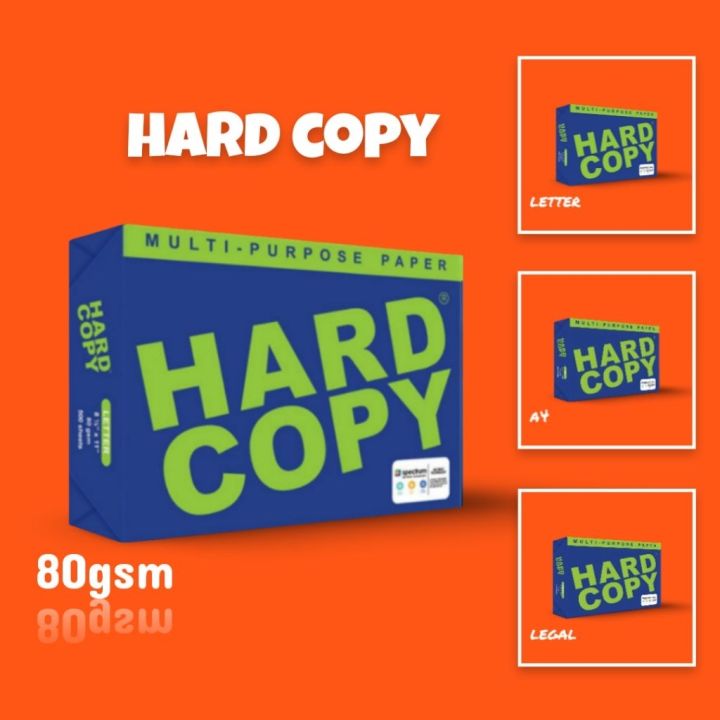 80gsm ERC Hard Copy Bond Paper Ultra White Multi-Purpose, Short A4 Long ...