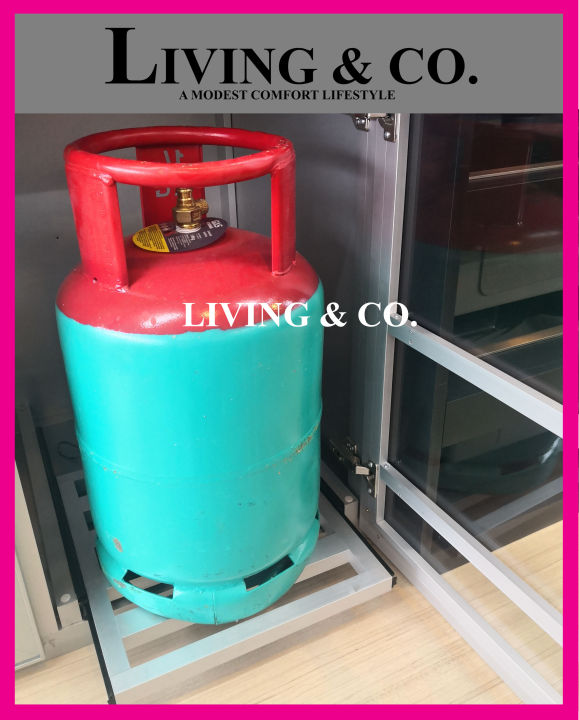 HEAVY DUTY Kitchen Cabinet Aluminium Gas Cylinder roller Slide / Gas ...