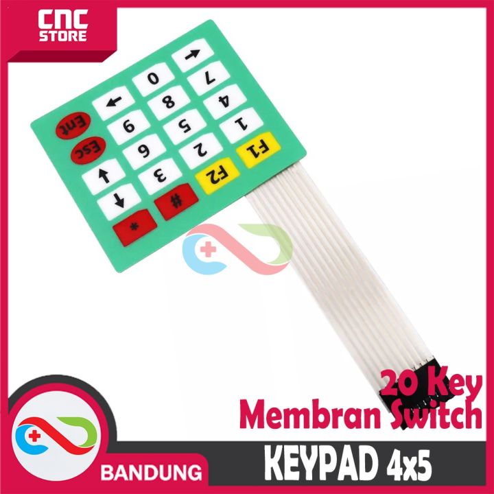 4X5 MATRIX 20 KEY MEMBRANE SWITCH KEYPAD KEYBOARD | Lazada Indonesia