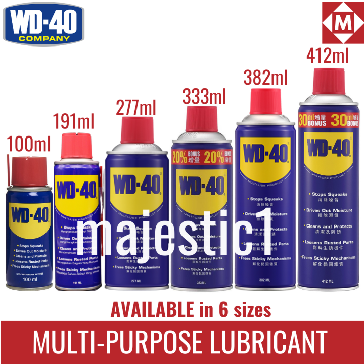WD-40 Multi Purpose Lubricant 3.3 /6.5/ 9.3 / 12.9 / 13.9 OZ | Lazada PH