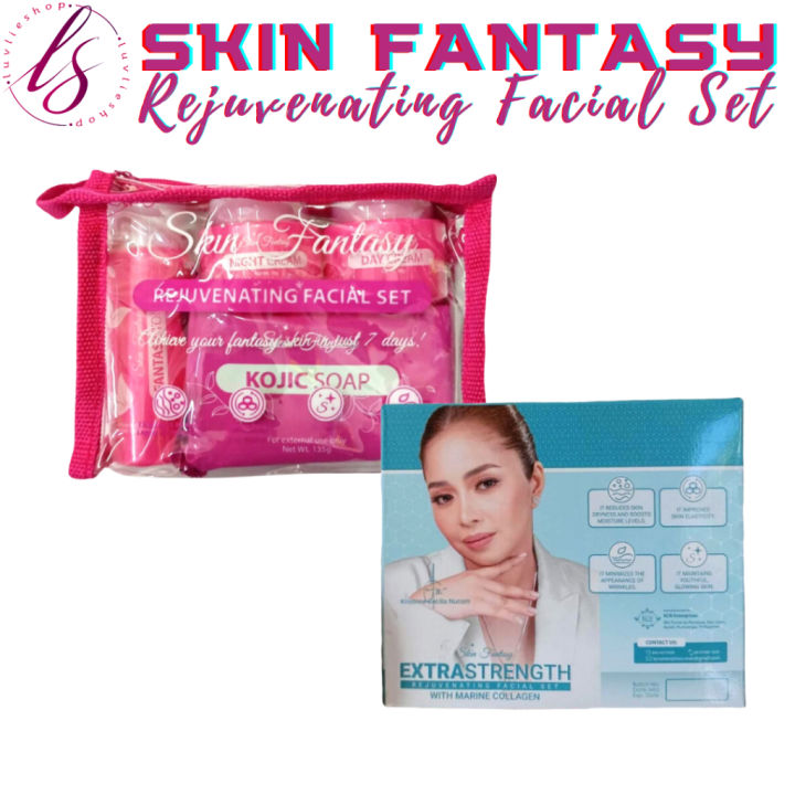 Skin Fantasy Mild Rejuvenating Set (PINK) & Extra Strength Rejuvenating ...