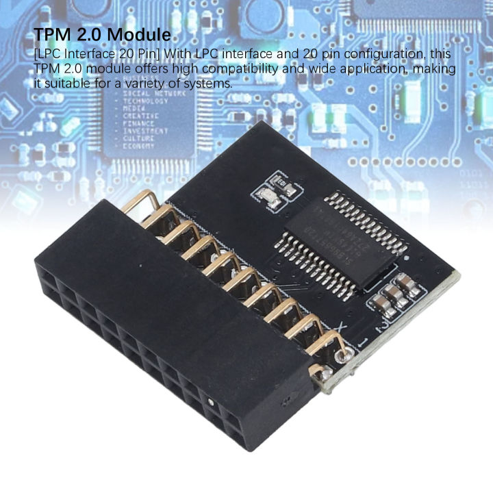 TPM 2.0 Module Secure Encryption High Compatibility Trusted Module for ...