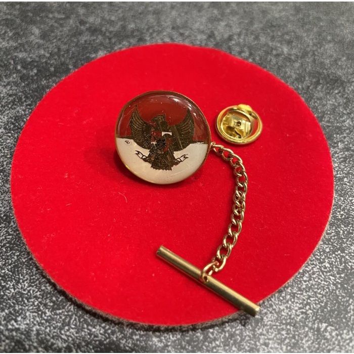 Pin Garuda Merah Putih Bulat - Pin Garuda Fiber - Pin Kerah Garuda ...