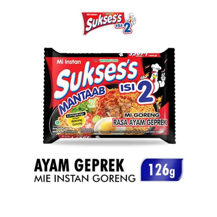 Sukses isi 2 mie goreng rendang 132gr | Lazada Indonesia