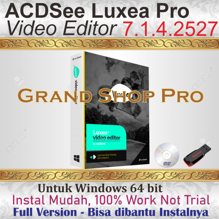 ACDSee Luxea Pro Video Editor - Full Version, Lifetime | Lazada Indonesia