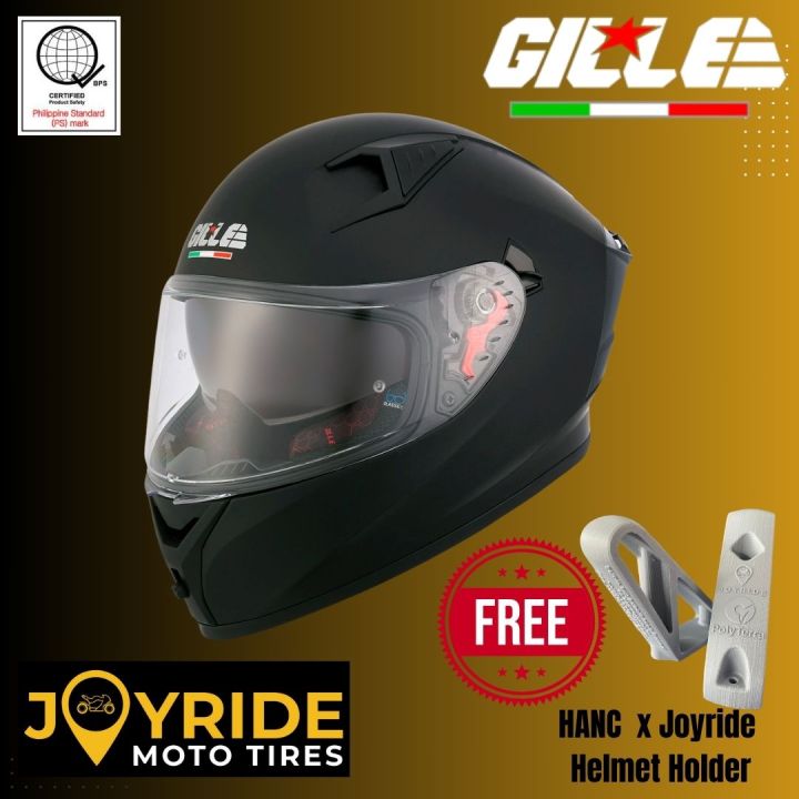 Gille GTS V1 Plain Black Helmet | Lazada PH