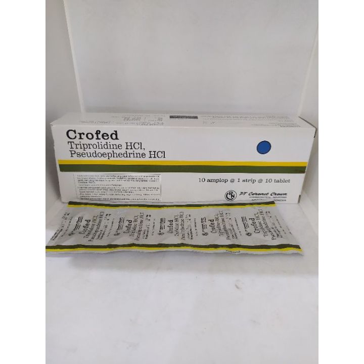 Crofed Tablet 1 strip isi 10 tablet | Menghilangkan gejala flu/pilek ...