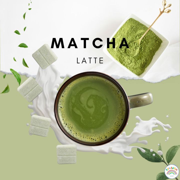 พร้องส่ง！ชาเขียว ชาเขียวนมอัดเม็ด มัทฉะนมอัดเม็ด (1ห่อ/22 กรัม) Matcha ...