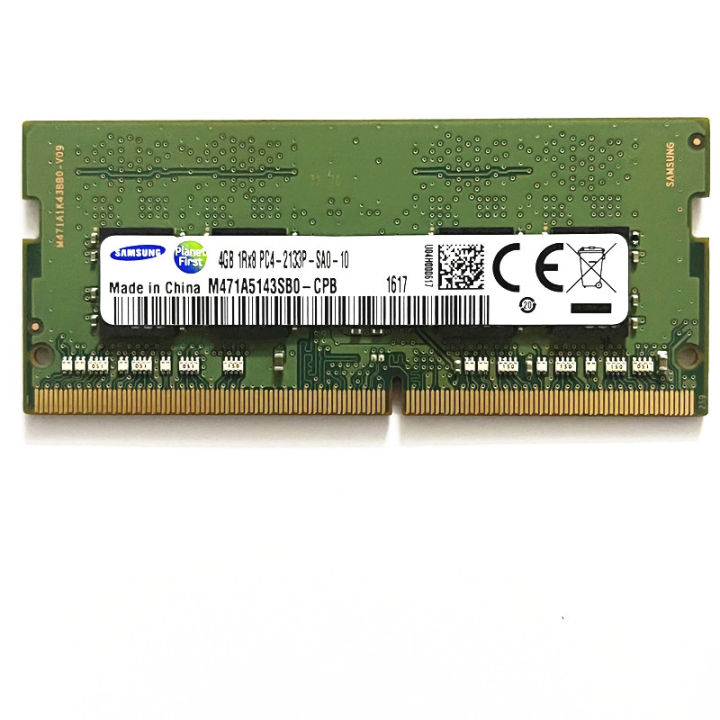 Samsung ddr4 4GB 1Rx8 PC4-2133p-SA0-10 DDR4 RAMS 4GB 2133MHz laptop ...