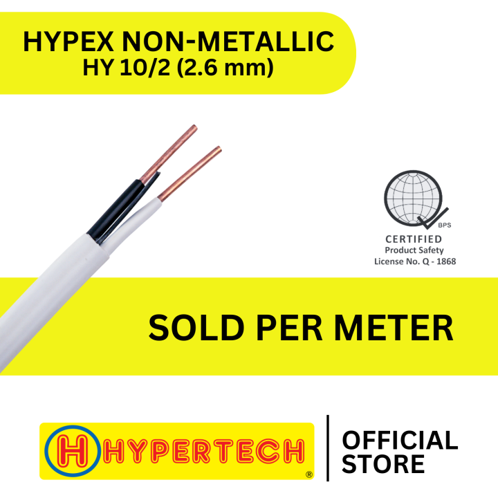 Hypertech HYPEX # 10/2 - PER METER - NM WIRE (PDX) - Pure Copper ...