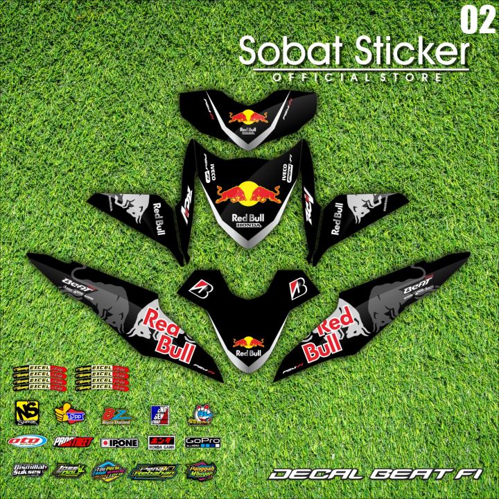DECAL FULL BODY BEAT FI - DECAL STICKER FULL BLOCK HONDA BEAT FI DESAIN ...