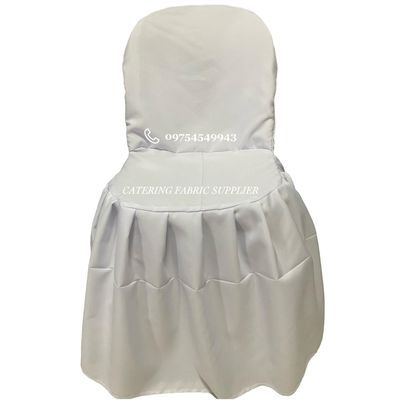 Chair Cover Monoblock Cover Catering Katrina US Fabric with Pleats ...