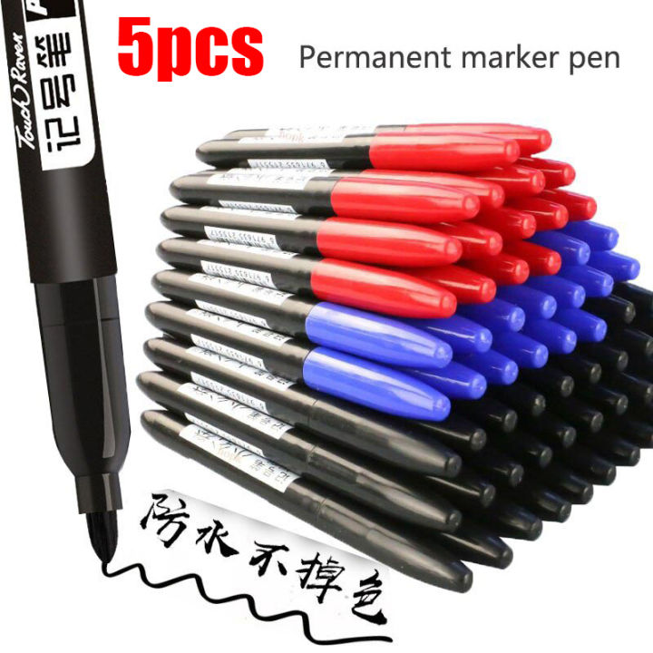 Waterproof Permanent Marker Pen Student School Office Stationery DIY ...