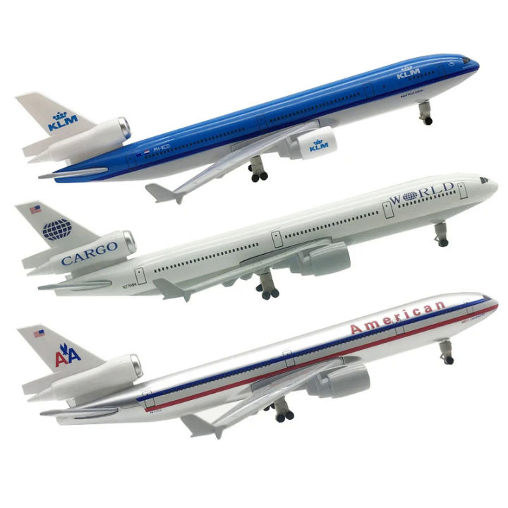 20ซม. Diecast MD11 MD-11 B777 KLM American World Cargo Airlines ...