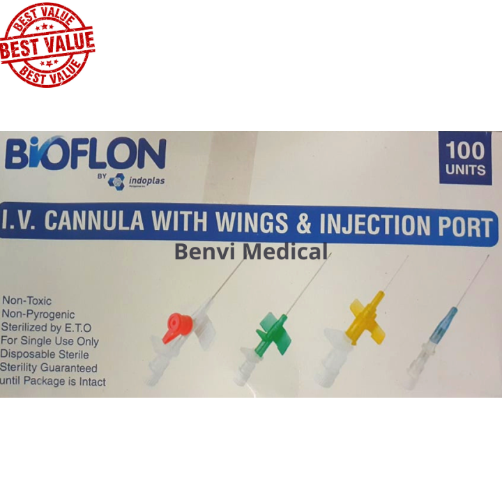IV Cannula Bioflon G16/45mm (100 pcs) | Lazada PH