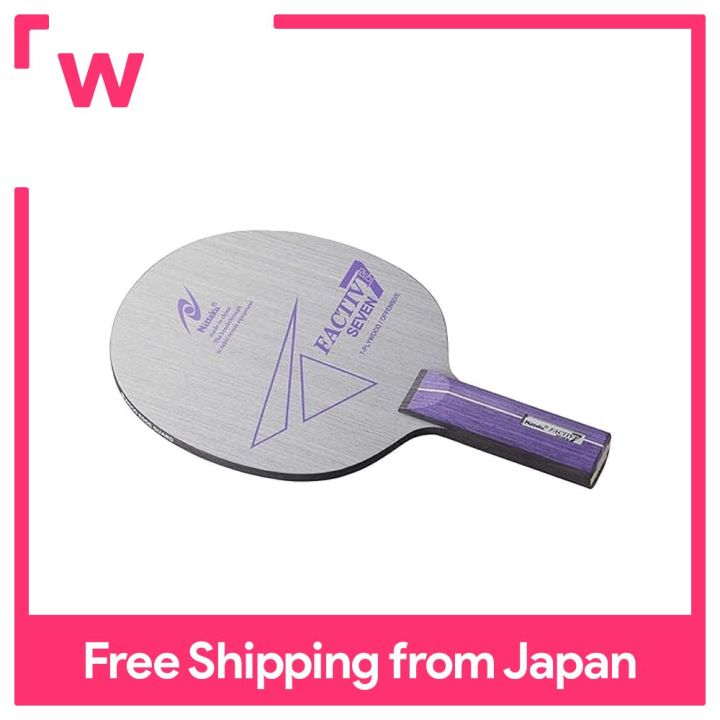Nittaku Table Tennis Racket Factive 7 Shakehand Attack 7-Piece Plywood Straight NE6186 | Lazada PH