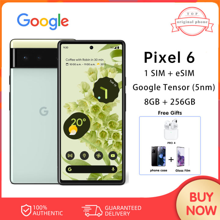 Google Pixel 6 US Version Unlocked 1 Sim + eSIM 8GB + 256GB 5G Mobile ...