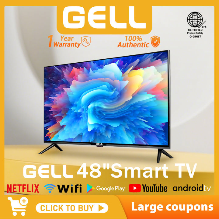 GELL 48 inch tv applainces home tv sale 42 inch led tv flar screen tv television free bracket ...