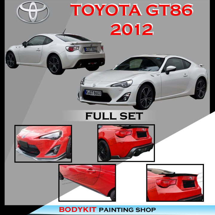 TOYOTA GT86 2012 FULLSET SKIRTING(FRONT SPLITTER, SIDE SKIRT,REAR SKIRT ...