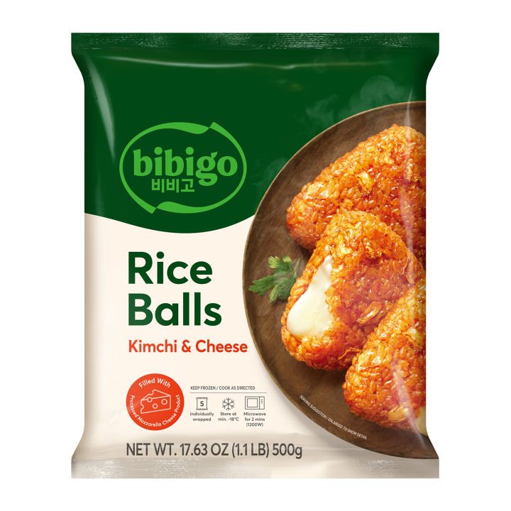 CJ Bibigo Kimchi Cheese Korean Rice Ball - Frozen | Lazada Singapore