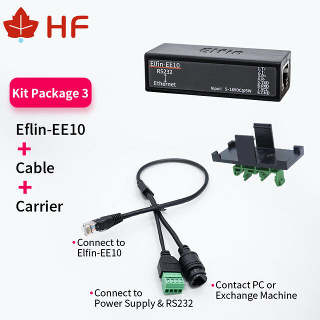 Server RS232 To Ethernet Module Elfin-EE10A DC5V-36V Modbus TCP ...