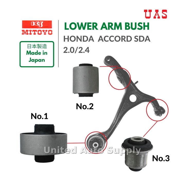 Lower Arm Bush for HONDA Accord SDA 2.0 2.4 2003-2007 51391-SDA-A03 ...