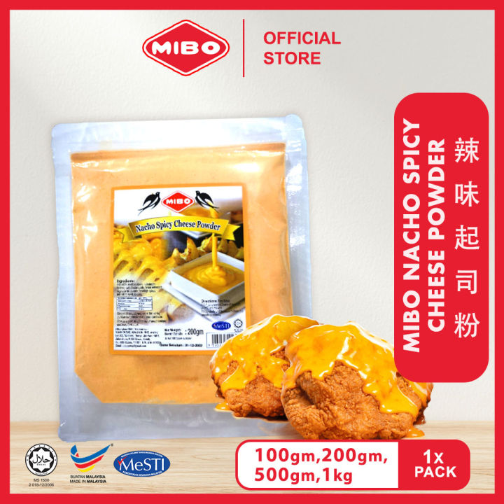 [Ready Stock] Mibo Nacho Spicy Cheese Powder 100gm , 200gm, 500gm, 1KG ...