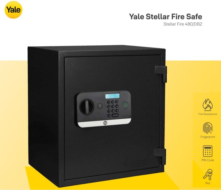 Yale Stellar 480/DB2 Fire Resistance Safe for Home and Office - New ...