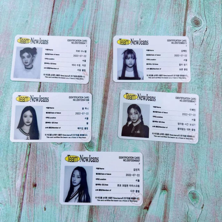 Newjeans Photocard NJS 1st EP ID Photo Cards 5 Per Set | Lazada PH