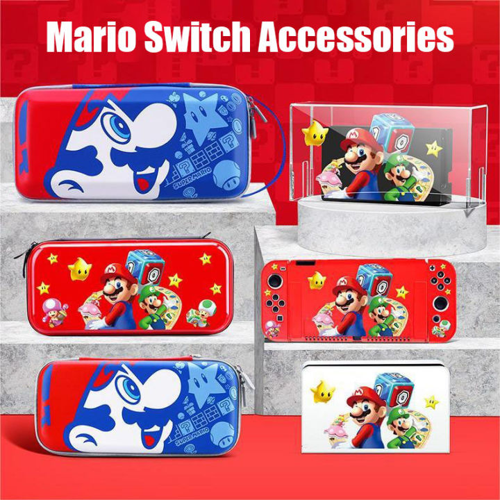 Mario Switch Protective Case Accessories for Nintendo Switch V2/OLED ...