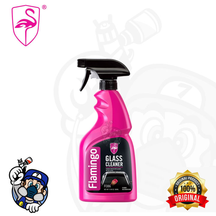FLAMINGO Glass Cleaner (500ml) - Car Glass Cleaner | Lazada