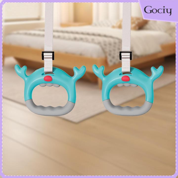 Gociy Gymnastics Rings Strength Training Bar Attachment Adjustable ...