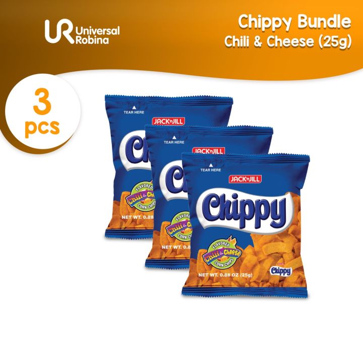 Chippy Chili & Cheese Flavored Corn Chips 25g - 3 packs | Lazada PH