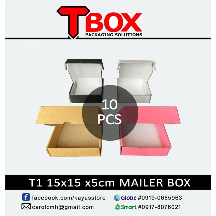 10 pcs T1 Carton box corrugated packaging Kraft Lowest price/ Brown ...