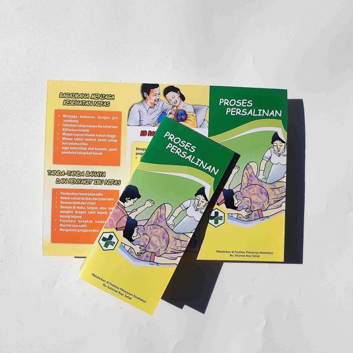 Media Promosi Kesehatan, Leaflet / Brosur Persalinan, Brosur Proses ...