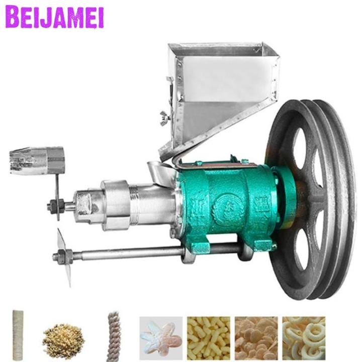 Small Business Use Mini Puffed Corn Rice Snacks Food Extruder Machines ...