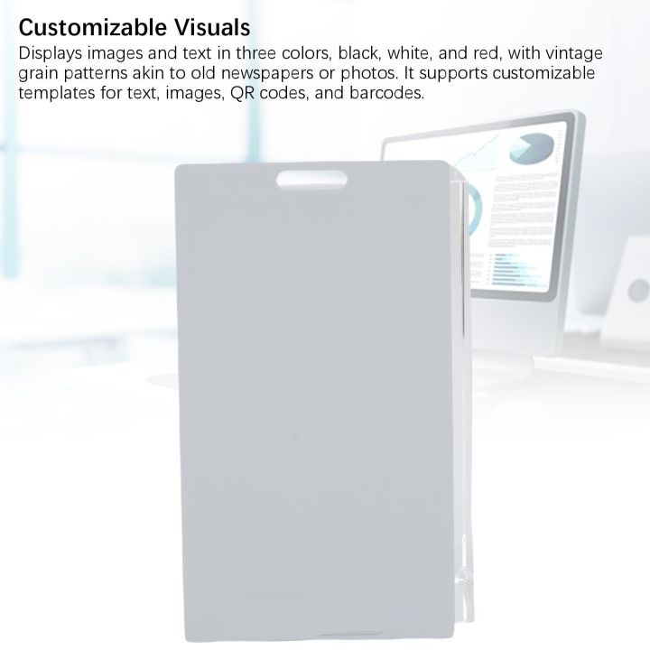 Smart E Inks Badge with NFC BT E Paper 3.7 Inch NFC Electronic Paper ...