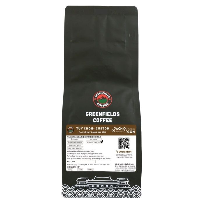 [Greenfields Coffee] Cà phê nguyên chất CAO CẤP Arabica Cầu Đất Premium ...