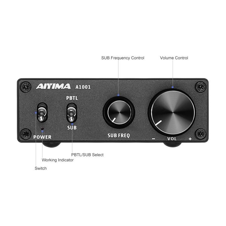 AIYIMA TPA3116D2 Subwoofer Amplifier TPA3116 Mono Power Amplifier Speaker Digital Sound ...