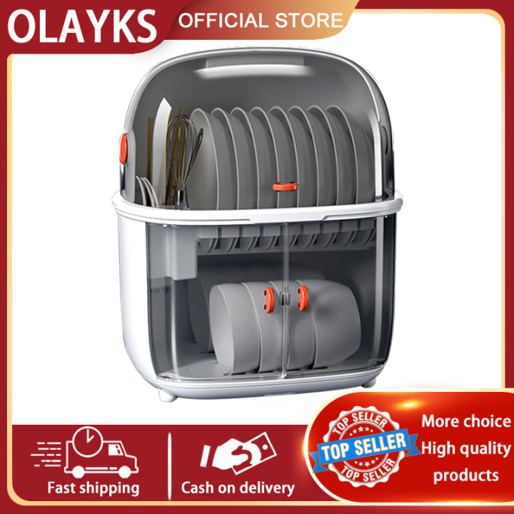 [COD]+Household desktop disinfection cabinet mini UV kitchen tableware ...