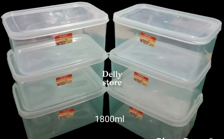 PROMO... 6PCS DAN 12 PCS SEALWEAR BOX MAKANAN PLASTIK /FOOD BOX BENING ...