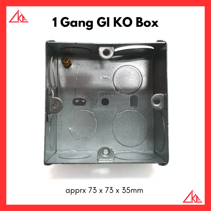 1 Gang GI KO Box | Lazada Singapore