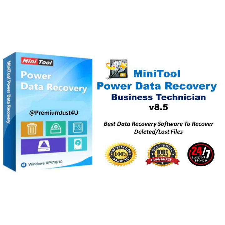 (Windows) MiniTool Power Data Recovery Business Technician v8.5 [2019 Full Version] | Lazada PH