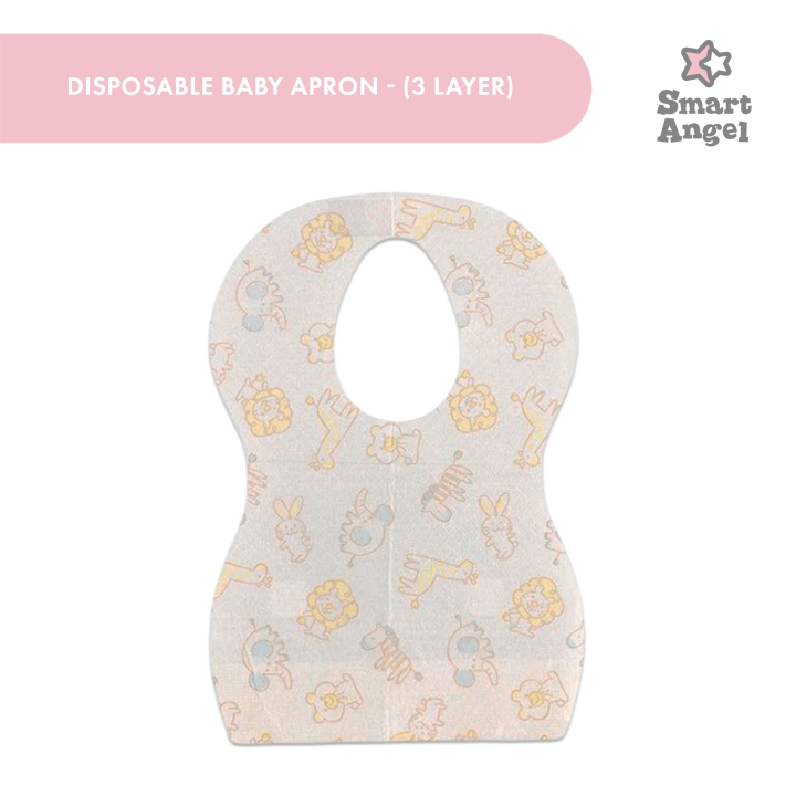 Smart Angel Disposable Baby Apron - (3 layer) | Lazada PH