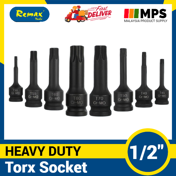 Remax Torx Impact Box Socket Impact E Star 1/2" Dr Heavy Duty | Lazada