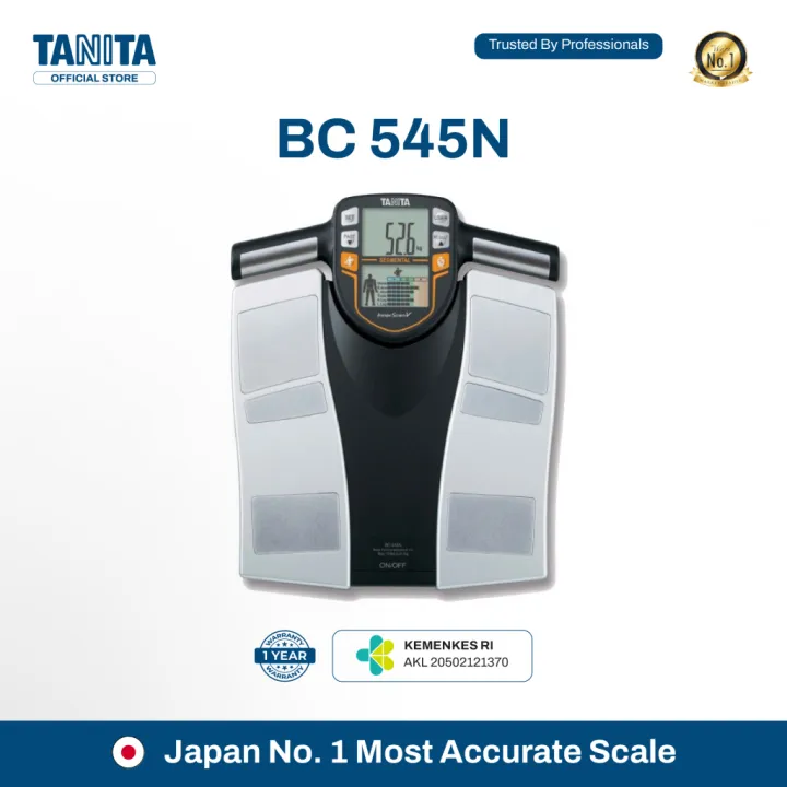 TANITA BC-545N Timbangan Badan Digital BMI 9 in 1 Body Composition ...